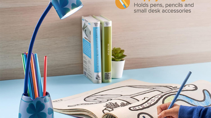 Rare Four Leaf Clover Desk Lamp With Storage – Woodcraphp